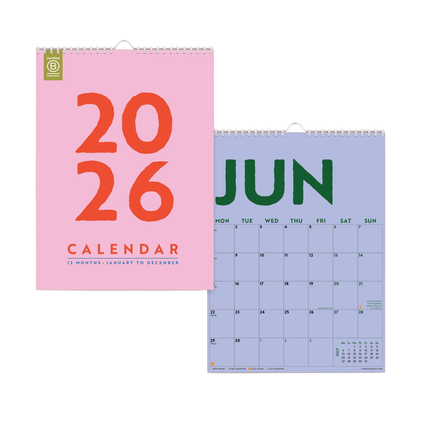 2026 Calendar - Colorburst – Woonwinkel