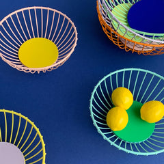 Iris Wire Basket - Small Pink – Woonwinkel